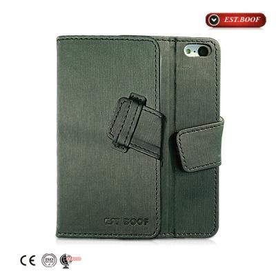 中国 Iphone4/4s/5/5c 革携帯電話は軍隊の緑の本の電話カバーをカバーします 販売のため