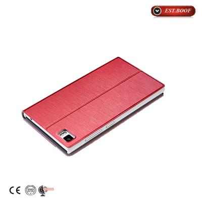 Cina Bene durevole molle ultra esile genuino di caso del telefono cellulare del cuoio di Rosa Sony Xperia in vendita