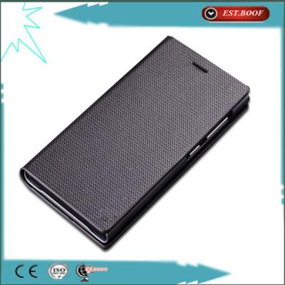 中国 モカ ブラウンの Xiaomi M3 のための実質の革革携帯電話の箱 販売のため