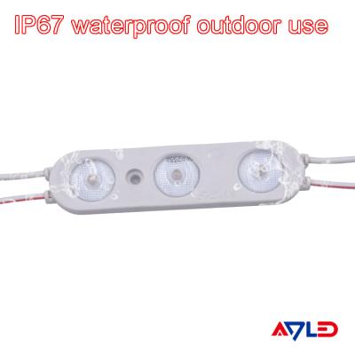 Κίνα Ενότητα οδηγήσεων συνεχές ρεύμα 12V 2.5W ενότητες 170 βαθμού SMD 2835 IP67 3 LEDs οδηγήσεων φακών προς πώληση