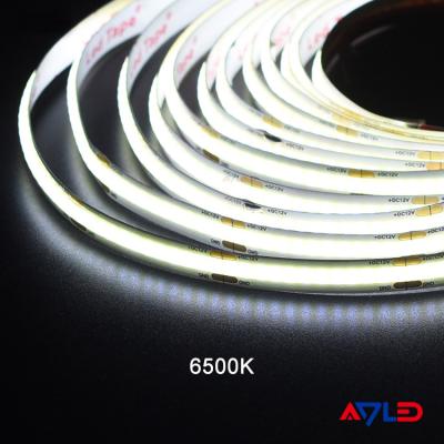 중국 336led/M COB LED 스트립 라이트 3000K 색 온도 DC12/24V IP20 등급 높은 CRI 판매용
