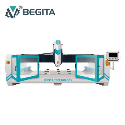 中国 High Precision CNC Marble Engraving Machine For Marble Carving 1400x3000mm Worktable Size 販売のため