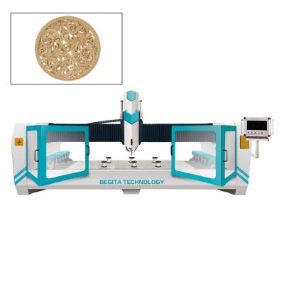 中国 Marble CNC Stone Carving Machine Water Cooling And CNC Control Type 販売のため