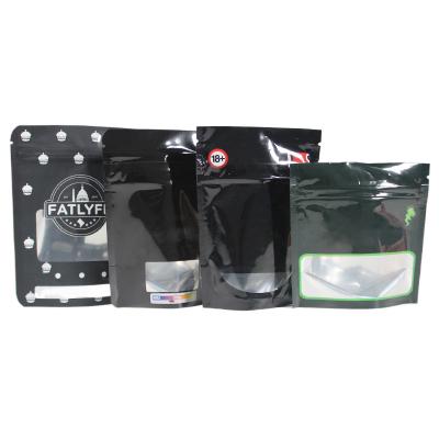 China Custom Printing Food Zipper Bag With Window For Coffee Snacks Tea Packaging for sale