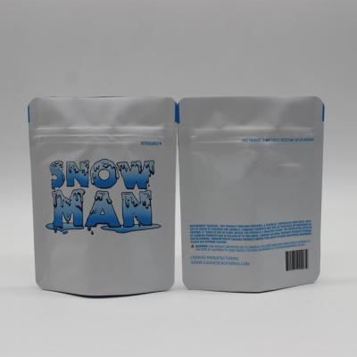 Κίνα Μικρό παγωμένο Zip Lock Stand Up Pouch συσκευασία Mylar σακούλες για χόρτο προς πώληση