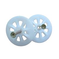 Quality Custom White Wall Insulation Anchor For Fixing Boards Spiral Shank Design Corrosion Resistance for sale