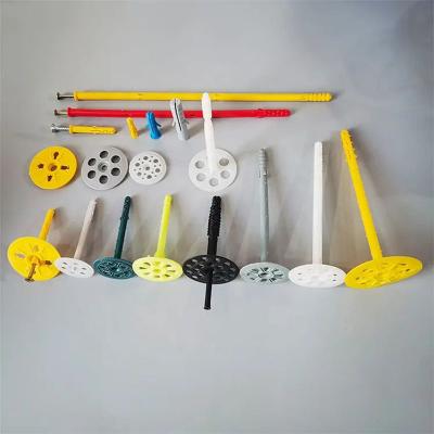 PE / PP Weather Resistant Insulation Anchors With 50mm Head Diameter And