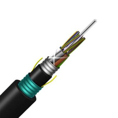 China Ondergronds Optische Kabel GYTA53 van de 4 Kern liep de Gepantserde Openluchtvezel Losse Buis vast Te koop