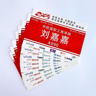China Etiquetas rectangulares para los concursos de material Tyvek en venta