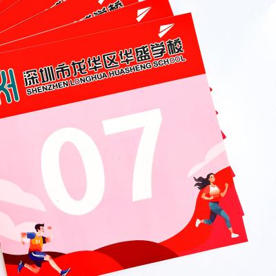 China Método de impresión por pantalla Números de identificación de raza con alta resistencia al desgarro en venta