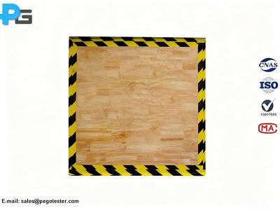 China Hardwood Test Surface for Drop Impact Test with 600mm x 600mm Oak and Plywood Construction Compliant with GB4943.1, UL1993, UL1017 for sale