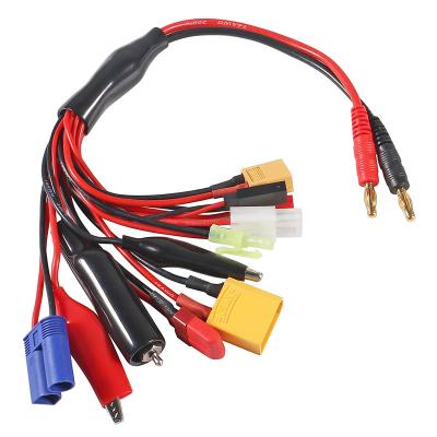 Cina Cavi antiusura del caricabatteria di ROHS RC, 11 in cavi caricantesi di gomma di 1 batteria di Lipo in vendita