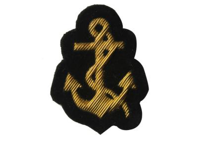 中国 アンカー パターンによって刺繍される軍隊は快適な注文のブレザー パッチに記章を付けます 販売のため