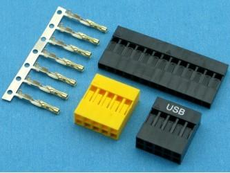 Cina Cavo dell'UL Du Pont 2,54 per imbarcarsi sul connettore di stile della piegatura per l'iso di giallo del nero degli elaboratori centrali in vendita