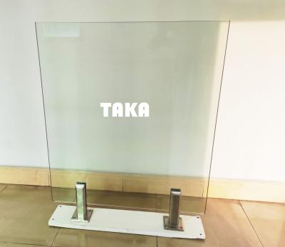 Cina Modern Glass Stainless Steel Balustrade Clamp Spigot Handrail Balustrade Design in vendita