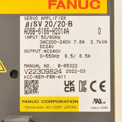중국 A06B-6166-H201#A CNC 기계 화낙 서보 드라이브 제어 모델 판매용