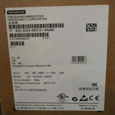 China 6SL3224-0BE31-8AA0 nieuwe PLC IP20 van Siemens Modulaire Beschermingsklasse Te koop