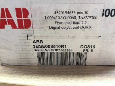 China Impulsión serva del nuevo ABB contactor industrial del control de 3BSE008510R1 en venta