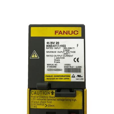 China Controlador de servomotor Fanuc amarillo A06B-6117-H103 en venta