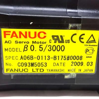 中国 A06B-0113-B175新しい1部分AC/DC Fanucのサーボ モーターMOQ 1部分 販売のため