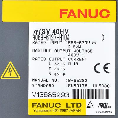 China A06B-6127-H104 Fanuc Servoantriebsverstärker mit 12 Monaten Garantie Mindestbestellmenge 1 Stück zu verkaufen