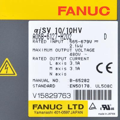 중국 A06B-6127-H202 10 KG 노란색 Fanuc 서보 드라이브 증폭기 판매용