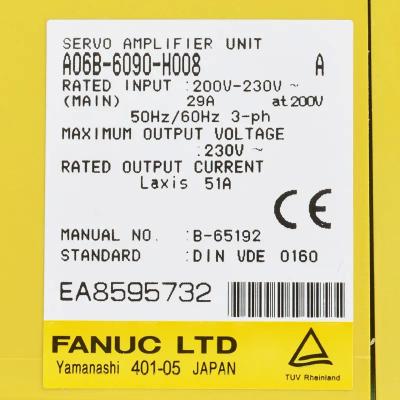 China Nueva Fanuc impulsión serva amarilla de A06B-6090-H008 con en venta