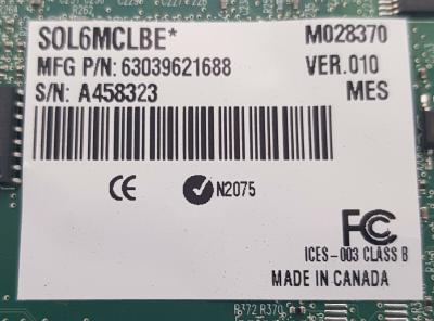 中国 SOL6MCLBE マトロックスカード プログラム可能な論理システム MOQ 1枚 販売のため