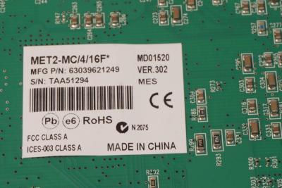 中国 MET2-MC/4/16F 1年保証付き 1点のグリーンマトロックスPLC 販売のため