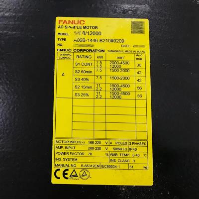 中国 A06B-1446-B210#0209 12ヶ月保証付きのニューブラックファヌック・サーボドライブ・システム 販売のため