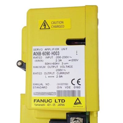 China A06B-6090-H003 Productos Fanuc de servoacción con fuente de alimentación CA/CC en venta