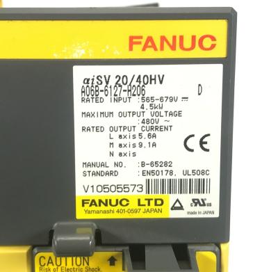 중국 A06B-6127-H206 AC/DC 전원 공급 장치가 있는 Fanuc 서보 드라이브 판매용