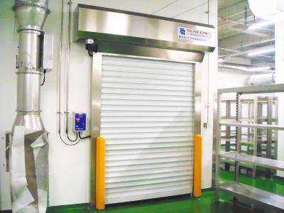 Cina La norma ha galvanizzato la struttura che di porta d'acciaio la sicurezza industriale rotola sulle porte in vendita