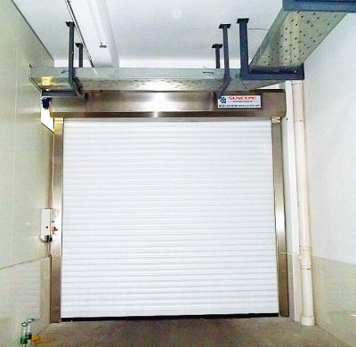 Cina porta ad alta velocità del rullo della struttura di 2.0mm, porta di sicurezza industriale in vendita