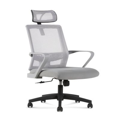 Cina Alto Mesh Executive Chairs ergonomico grigio posteriore con supporto lombare messo per lavoro a domicilio in vendita