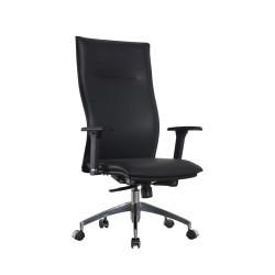 Cina 6020 Metal Executive Real Leather Office Chair BIFMA Tilt Swivel 3D in vendita