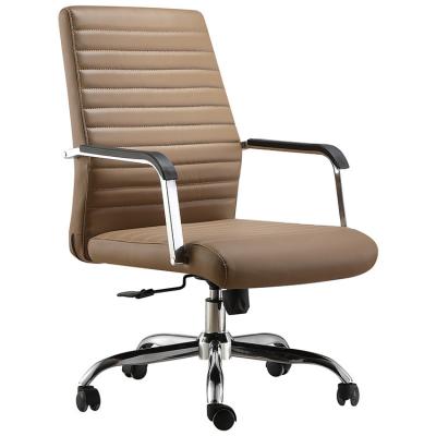 中国 中間の背部Ergonimic Puのオフィスの椅子の旋回装置のオフィスの椅子 販売のため