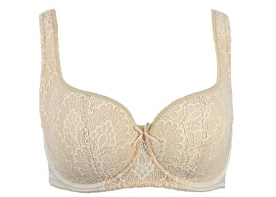 Cina Tazza beige della muffa del reggiseno di Minimizer del seno di comodità da ogni parte di stile del classico del pizzo in vendita