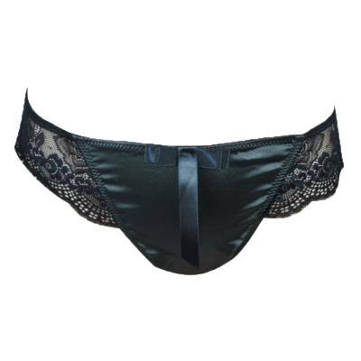 Cina Aumento basso generoso del raso delle signore della cinghia della biancheria intima del lato sexy regolare del pizzo respirabile in vendita