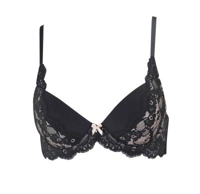 Cina Comodi sottili riempiti spingono verso l'alto la biancheria Underwire del ricamo del pizzo del reggiseno dei reggiseni in vendita
