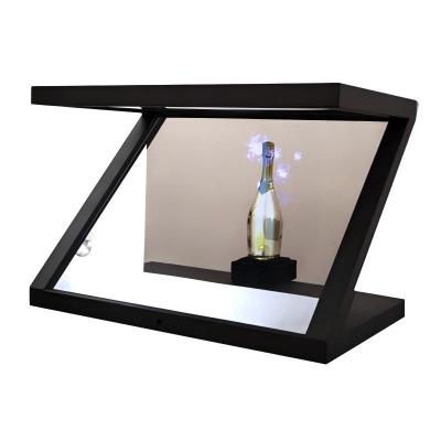 China 180 Degree 3D Hologram Pyramid Display Floating Projection Display Cabinet for sale
