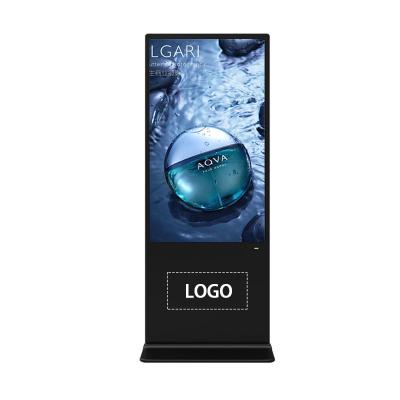 China Indoor Vertical Digital Signage Touch Display Totem Equipped With 8 Array Mic 4K Ultra HD Resolution for sale