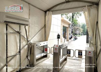 China Pvc waterproof high quality disaster relief security check, Security Checking Point Tent for Epidemic Prevention Station for sale