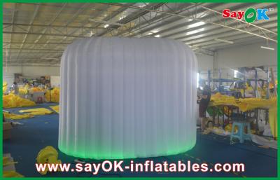 Inflatable Photo Studio PVC Purple Round Inflatable Photo Booth With Black