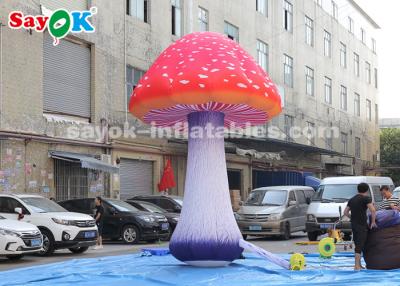 중국 이벤트 또는 축제용 팽창용 조명 장식 / 5m 거대 팽창용 버섯 판매용
