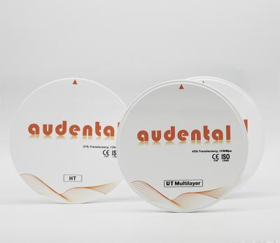 China UT/DUT Multilayer Zirconia Block UTML Zirconia Veneer Blank Material for sale