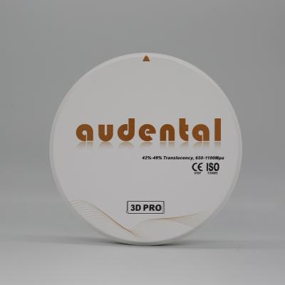 중국 고밀도 지르코니아 세라믹 치아 밀도 시너링 후 6.0g/cm3 방사성 0.1Bq/g 판매용