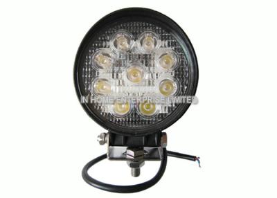 Cina L'alluminio 27W IP67 impermeabilizza le lampade del lavoro del LED/luci principali rotonde 10V-30V del lavoro in vendita