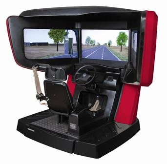 China Acarree el simulador de conducción interactivo, simuladores de la conducción de automóviles 3D en venta