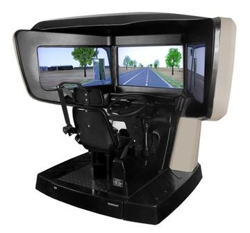 China Simulador de conducción interactivo, conductor de camión que aprende el simulador del entrenamiento en venta